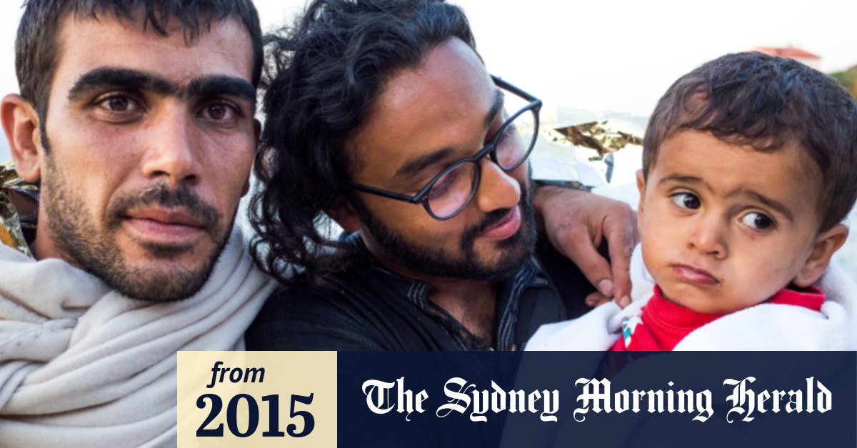 Refugee crisis: On Lesbos, Australians guide Syria's refugees on their way